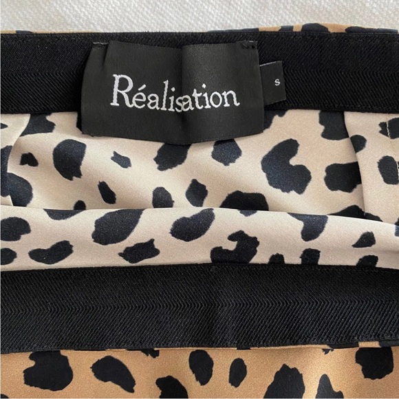 Realisation Par | Skirts | Realisation Par Leopard Print Midi Skirt ...